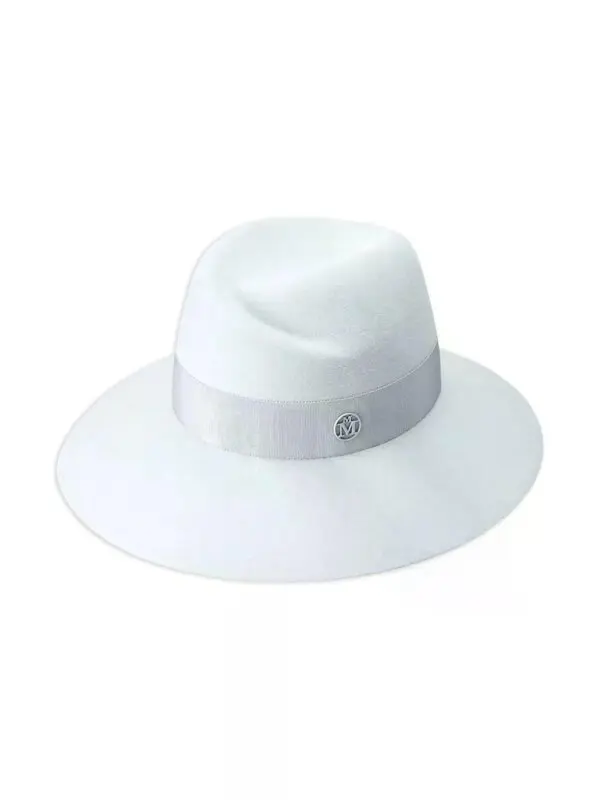 MAISON MICHEL Virginie Wool-felt Fedora Hat - Blue