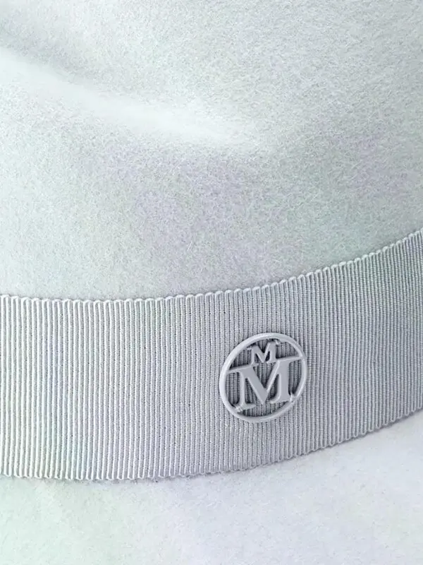 MAISON MICHEL Virginie Wool-felt Fedora Hat - Blue