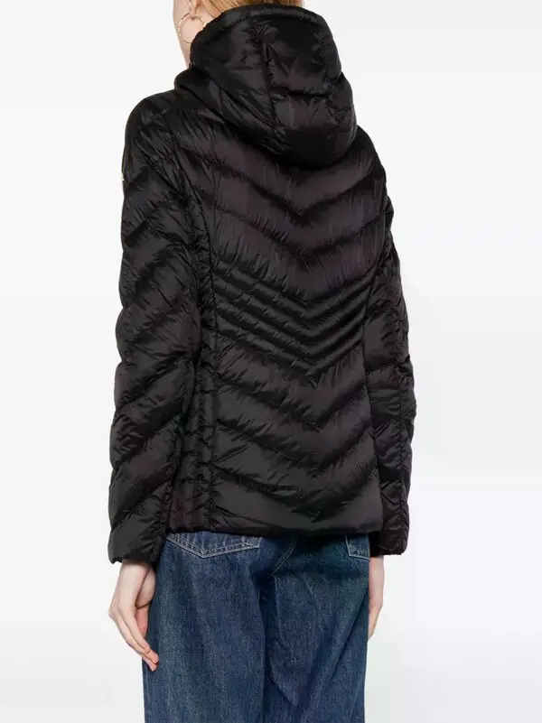 Michael Kors Chevron-quilted Hooded Jacket
