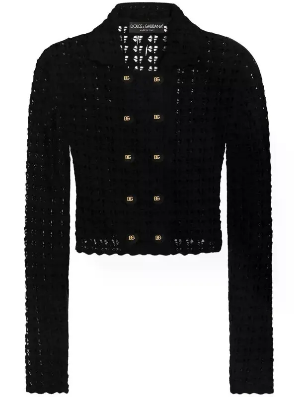 Dolce & Gabbana Crochet-knit Cardigan