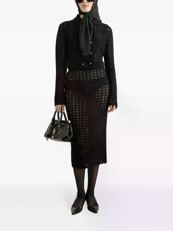 Dolce & Gabbana Crochet-knit Cardigan