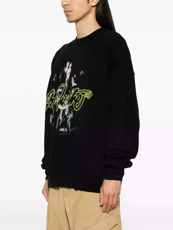 Off-White Script Mary Sweatshirt - Black