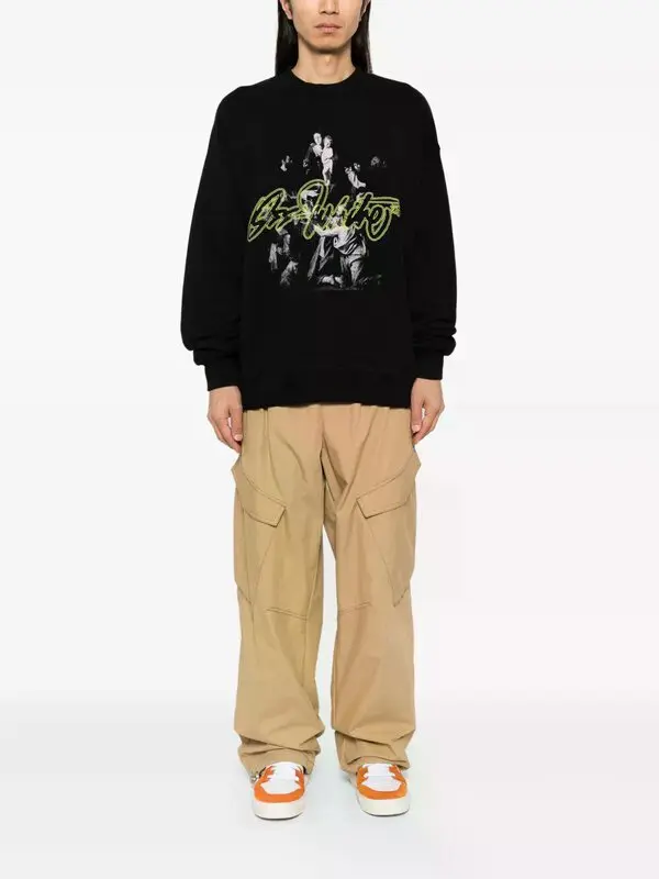 Off-White Script Mary Sweatshirt - Black