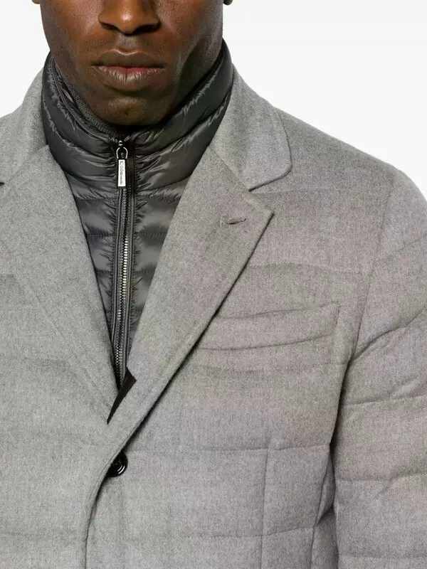 MOORER Quilted Down Blazer