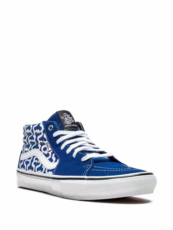 VANS X Supreme Grosso Mid Monogram S Sneakers - Blue