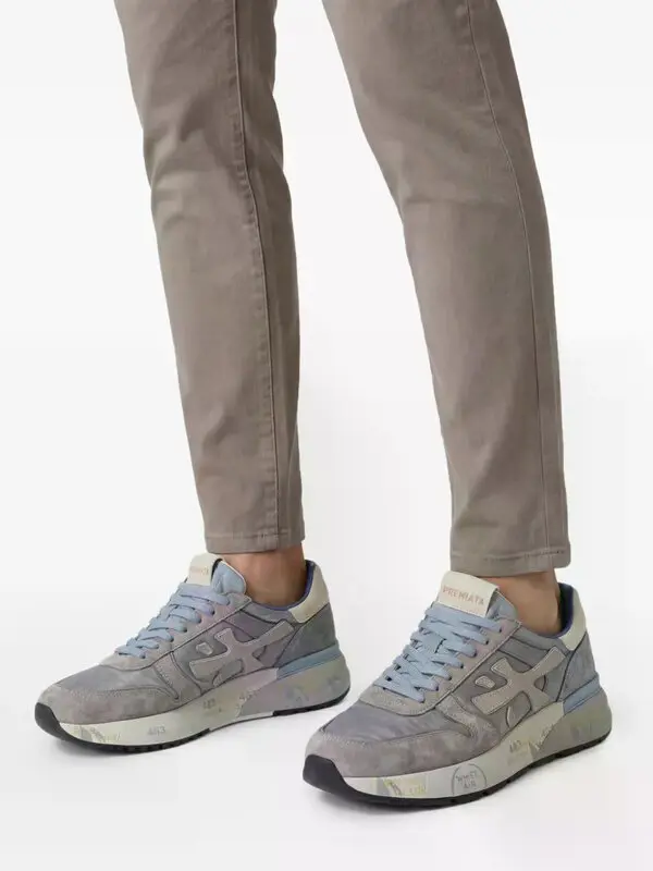 Premiata Mick 7247 Panelled Sneakers - Grey