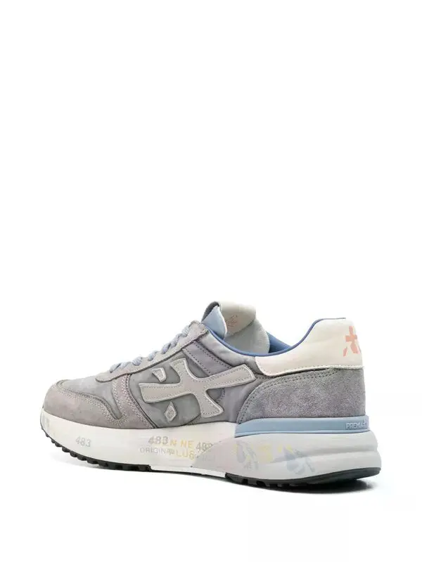 Premiata Mick 7247 Panelled Sneakers - Grey