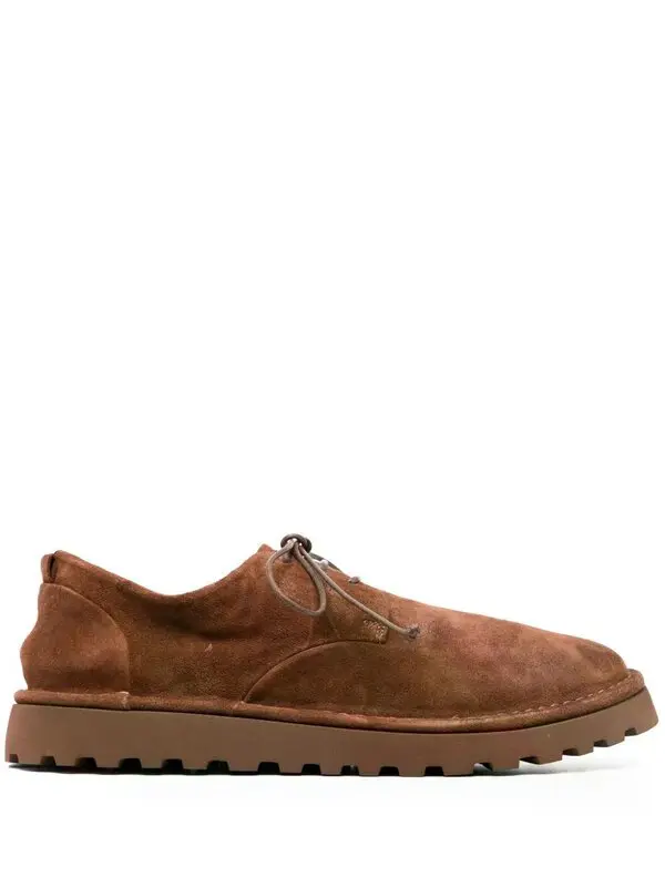 Marsèll Lace-up Suede Derby Shoes - Brown