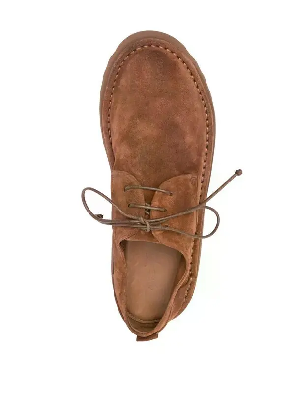 Marsèll Lace-up Suede Derby Shoes - Brown