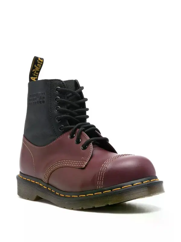 MAISON MARGIELA Colour-block Combat Boots