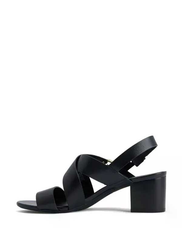 Michael Kors Vera Logo-plaque Leather Sandals