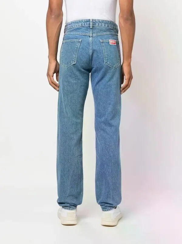 Kenzo Mid-rise Straight-leg Jeans