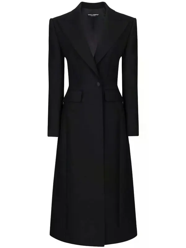 Dolce & Gabbana Double-breasted Virgin Wool-blend Coat