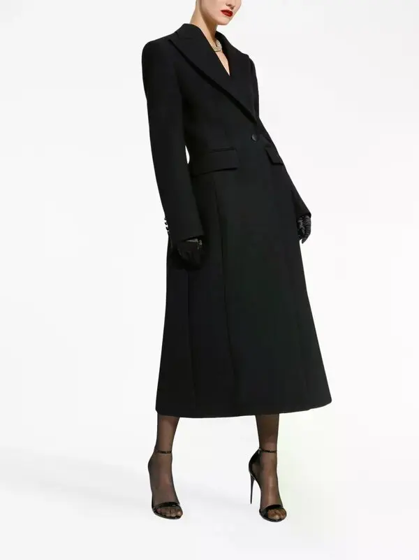 Dolce & Gabbana Double-breasted Virgin Wool-blend Coat