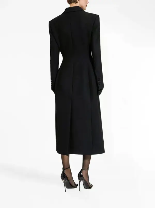 Dolce & Gabbana Double-breasted Virgin Wool-blend Coat