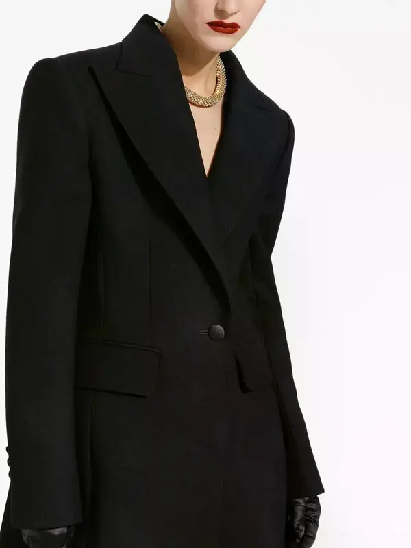 Dolce & Gabbana Double-breasted Virgin Wool-blend Coat