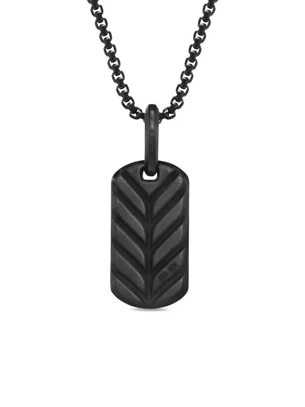 David Yurman Chevron Tag - Black