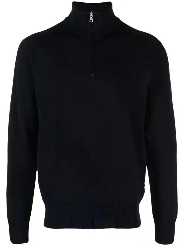 Orlebar Brown Lennard Merino Wool Zip-up Jumper
