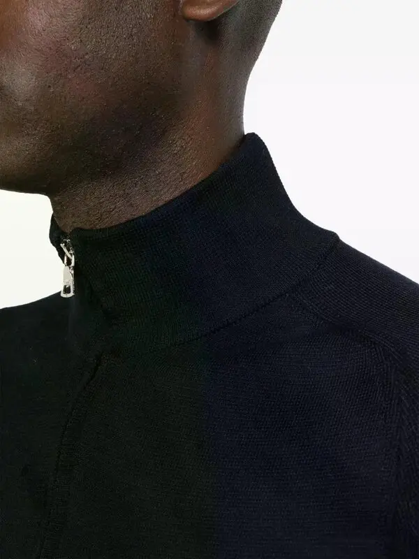 Orlebar Brown Lennard Merino Wool Zip-up Jumper