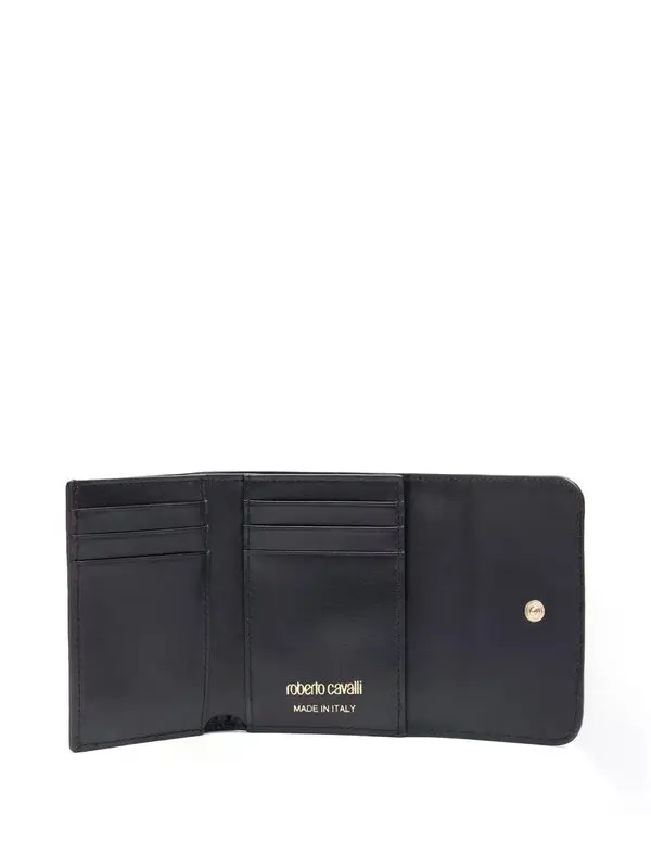 Roberto Cavalli Leather Wallet - Silver