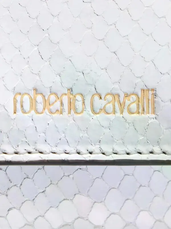 Roberto Cavalli Leather Wallet - Silver