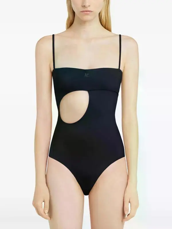 COURREGES Loop Swimsuit - Black