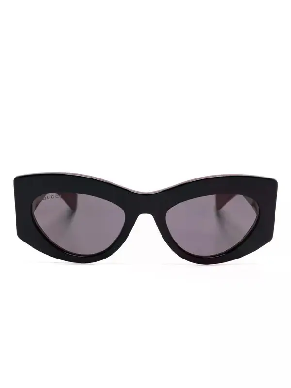 Gucci Cat-eye Frame Sunglasses - Black