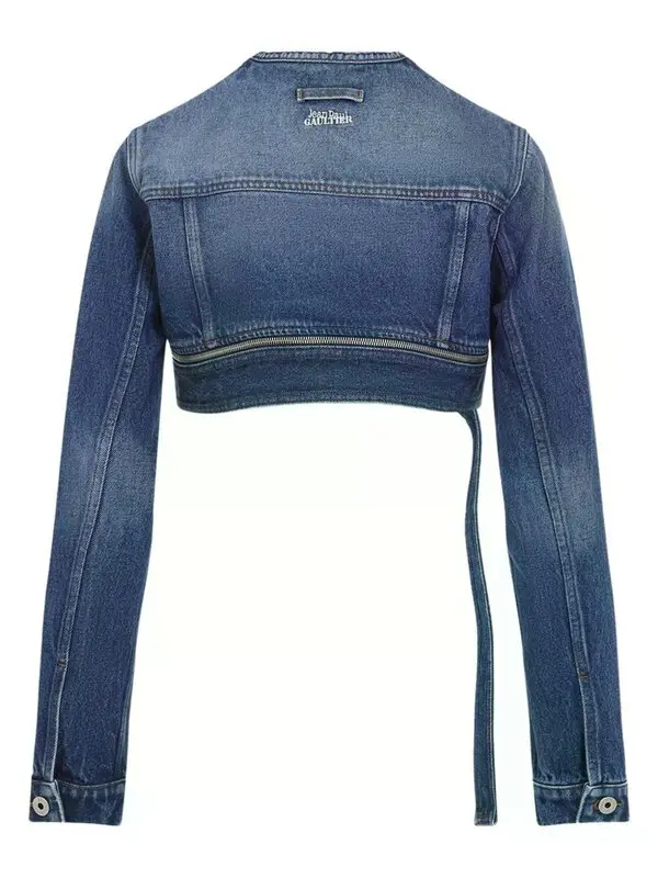 JEAN PAUL GAULTIER Cropped Denim Jacket