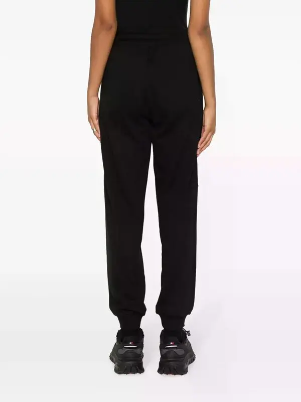 Calvin Klein Tab Jersey Track Pants - Black