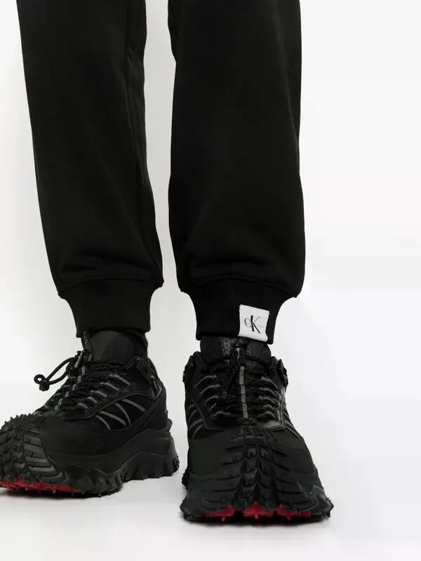 Calvin Klein Tab Jersey Track Pants - Black