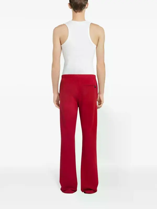 COURREGES Bootcut Track Pants - Red