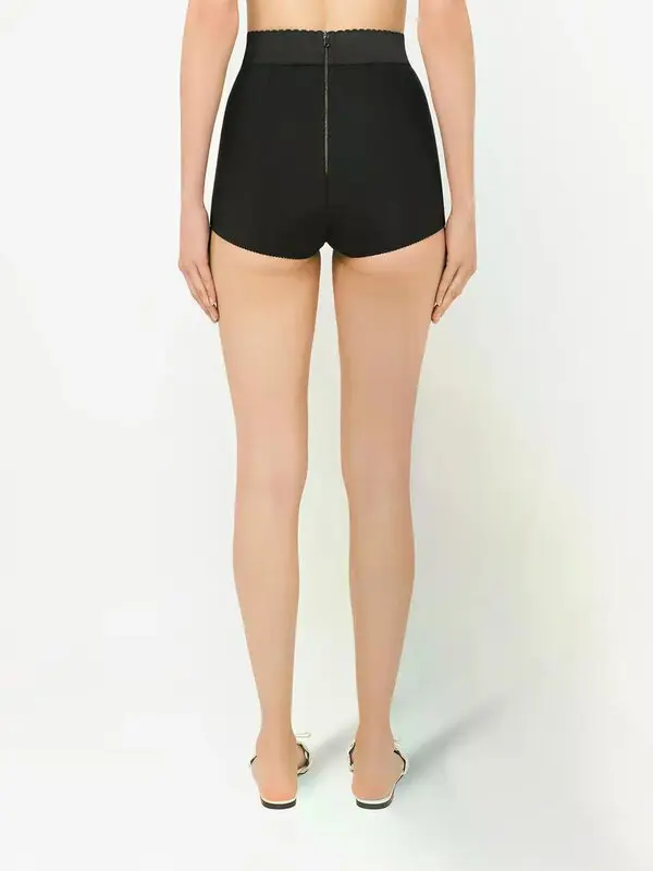 Dolce & Gabbana High-waisted Jacquard Briefs - Black