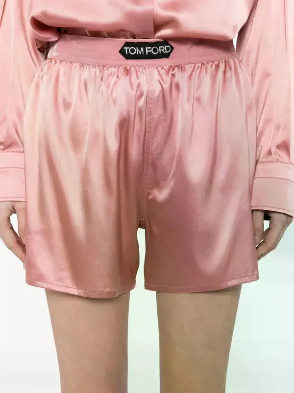 TOM FORD Logo-patch Shorts