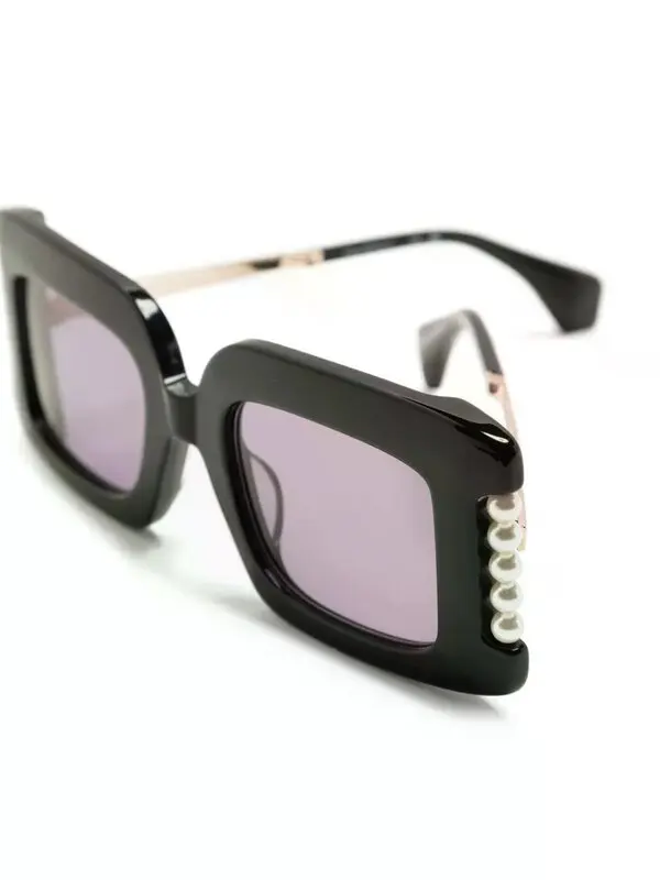 VIVIENNE WESTWOOD Judy Rectangle-frame Sunglasses