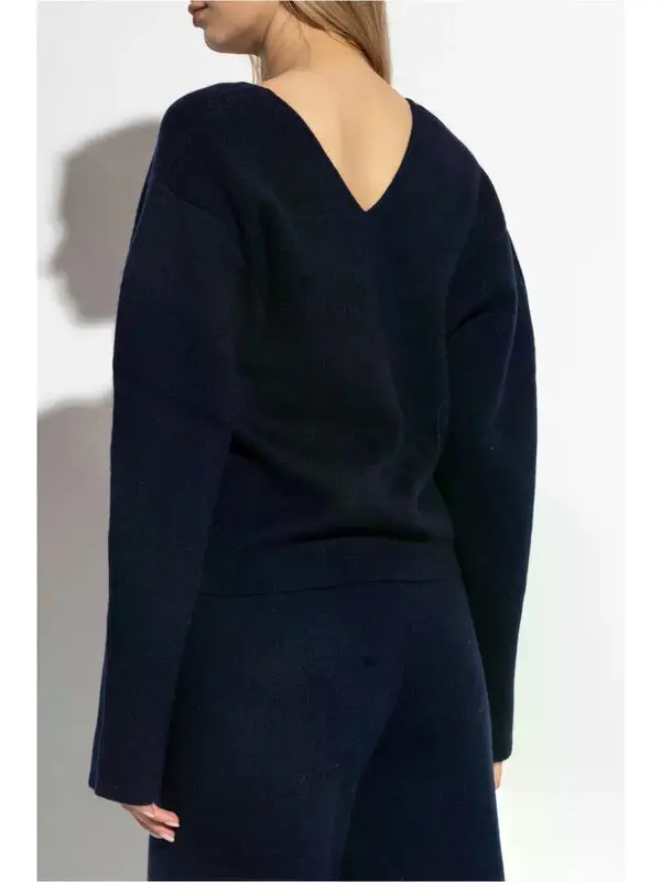 LISA YANG Sara V-back Cashmere Jumper