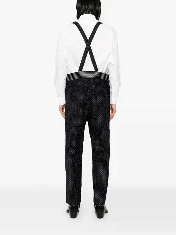 MIDORIKAWA Shoulder-strap Tailored Trousers