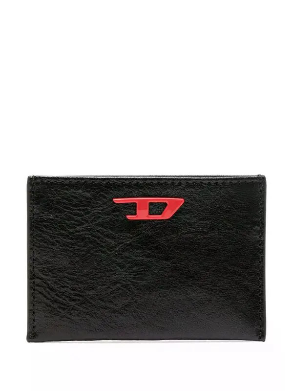 DIESEL® Rave Leather Cardholder - Black