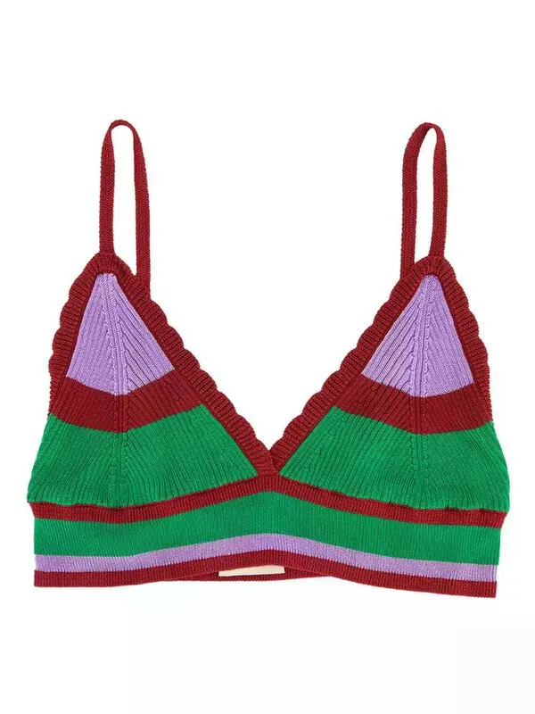 PAULA Sard Stripes Knitted Bra
