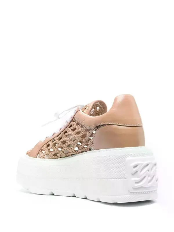 Casadei Low-top Leather Sneakers