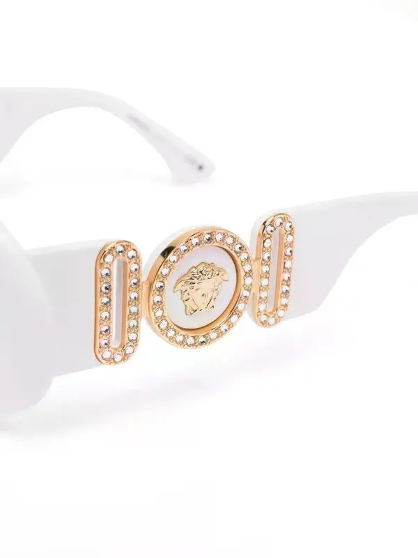 Versace Medusa Oval-frame Sunglasses