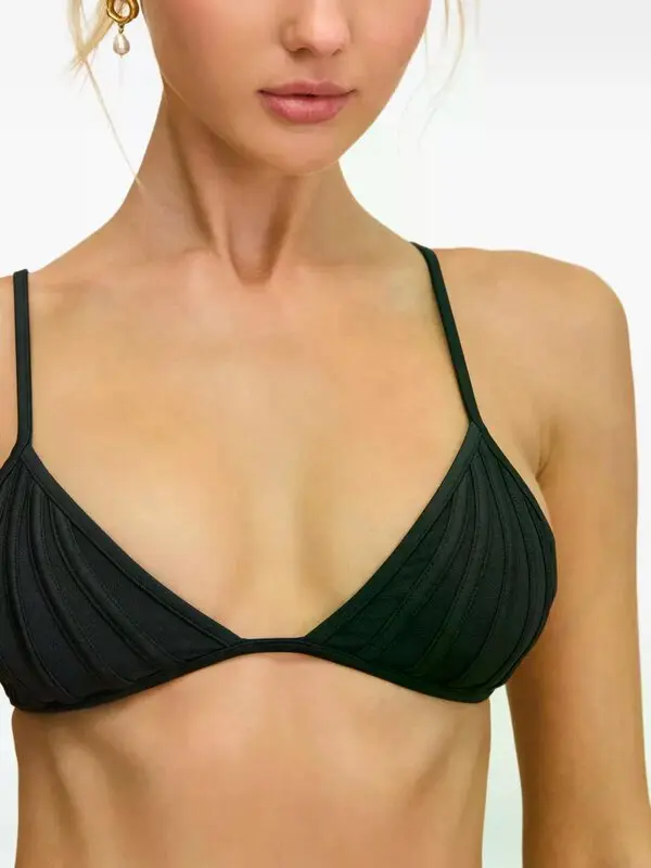 Cult Gaia Mina Boned Triangle Bikini Top