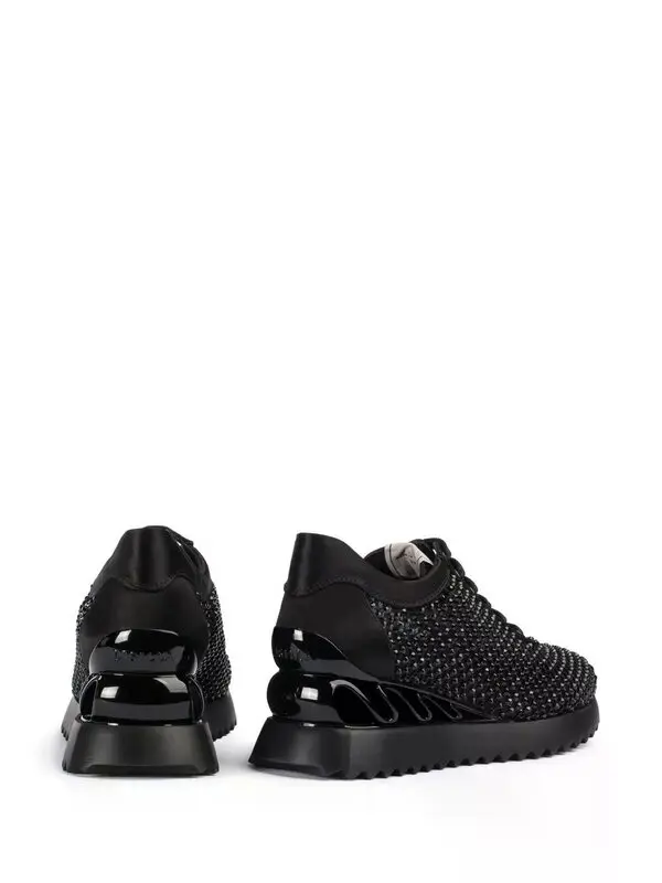 LE SILLA Gilda 60mm Wedge Sneakers - Black