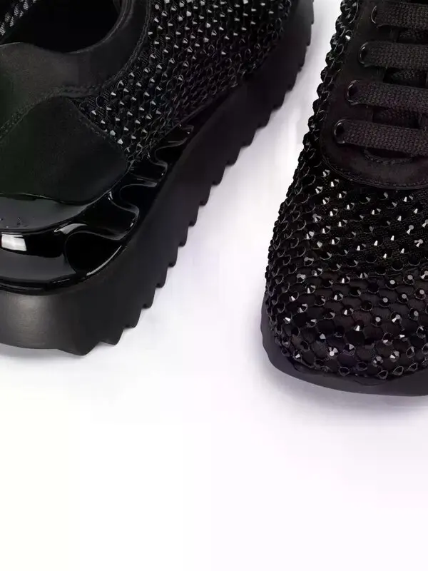 LE SILLA Gilda 60mm Wedge Sneakers - Black