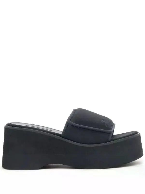 COURREGES Scuba Wave 75mm Platform Slides