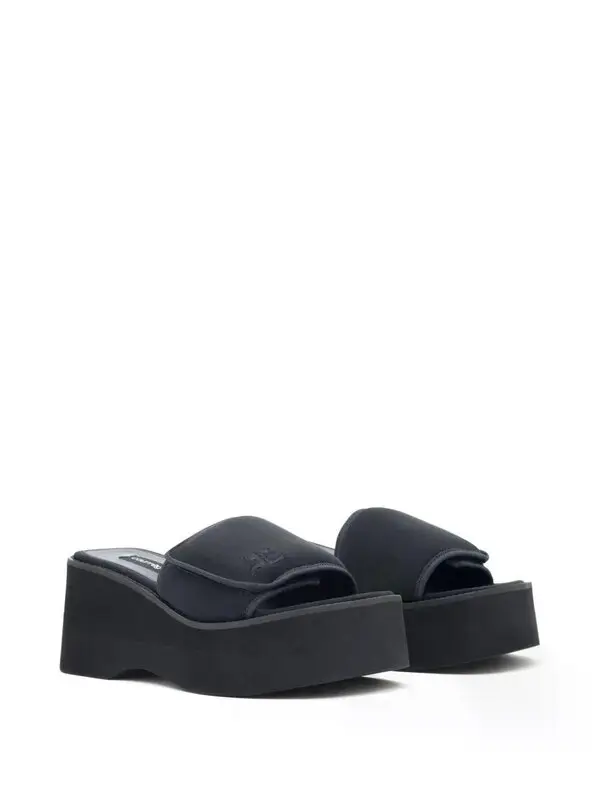 COURREGES Scuba Wave 75mm Platform Slides