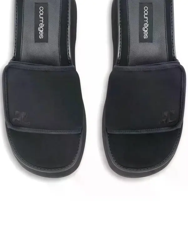COURREGES Scuba Wave 75mm Platform Slides
