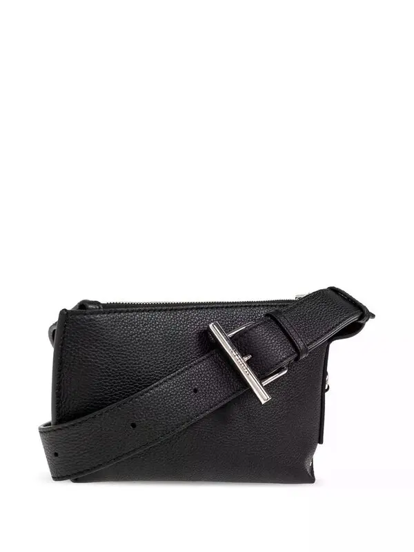 Alexander McQueen T-bar Sling Crossbody Bag - Black