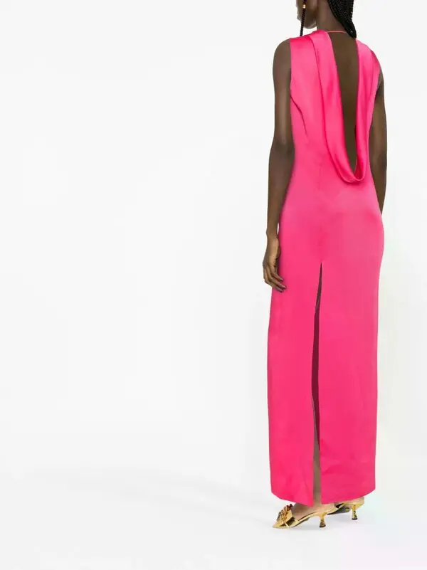 Versace Cowl-back Gown