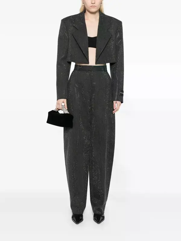 Alexander Wang Clear Bead Hotfix Trousers
