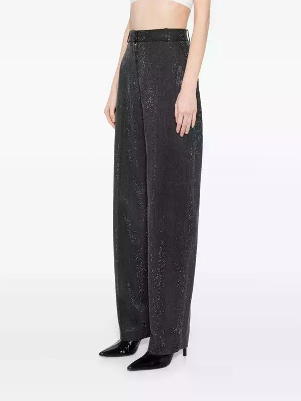 Alexander Wang Clear Bead Hotfix Trousers